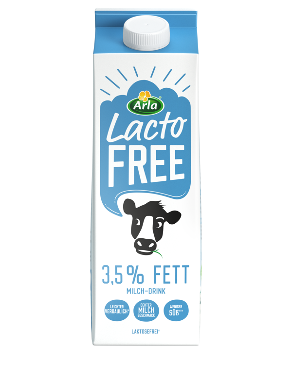 Arla LactoFREE® 3,5 % Fett 1 Liter | Arla Foods