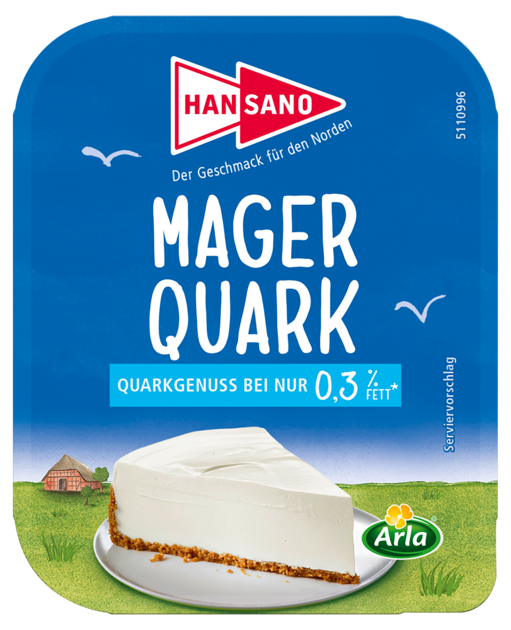 Hansano® Magerquark 0,3% 250g | Arla Foods